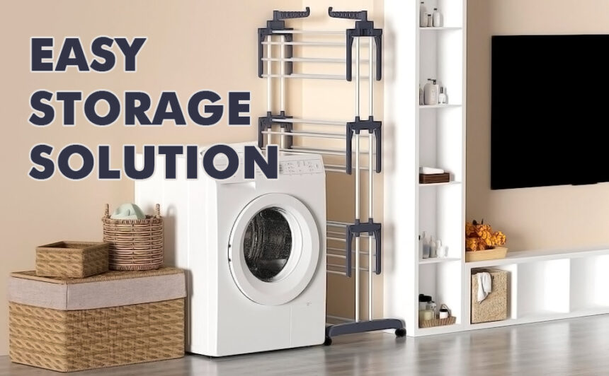 Foldable Clothes Drying Rack for Easy Air Drying - ADOV