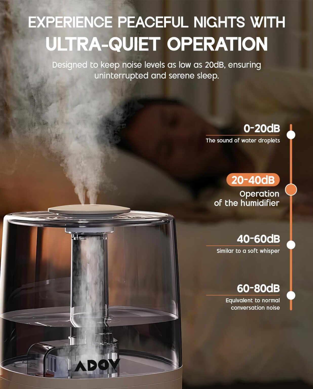 ADOV's Best Compact Humidifier for Home & Office Use